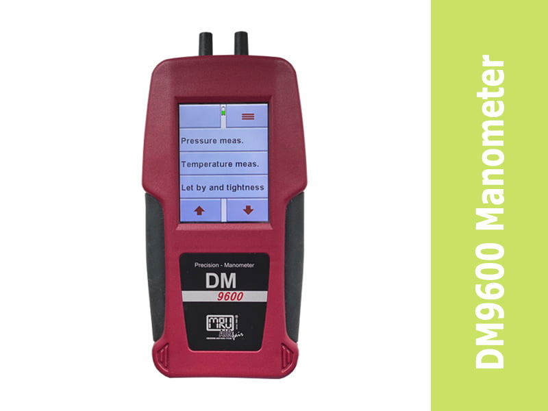hand held pressure meter with tightness test and bluetooth