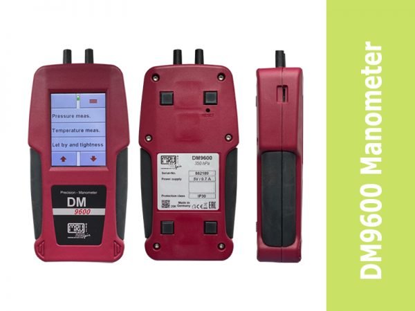 hand held pressure meter with tightness test and bluetooth